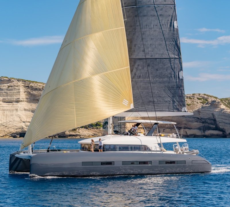 Luxury Catamaran DOUCE FRANCE Available for Exotic & Rare Indonesia & Micronesia Luxury Yacht ...